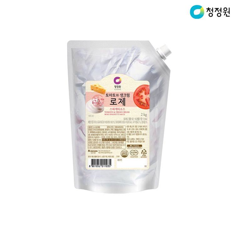 (1009590) 토마토와생크림 로제 스파게티소스 2kg | 홈플러스 택배배송