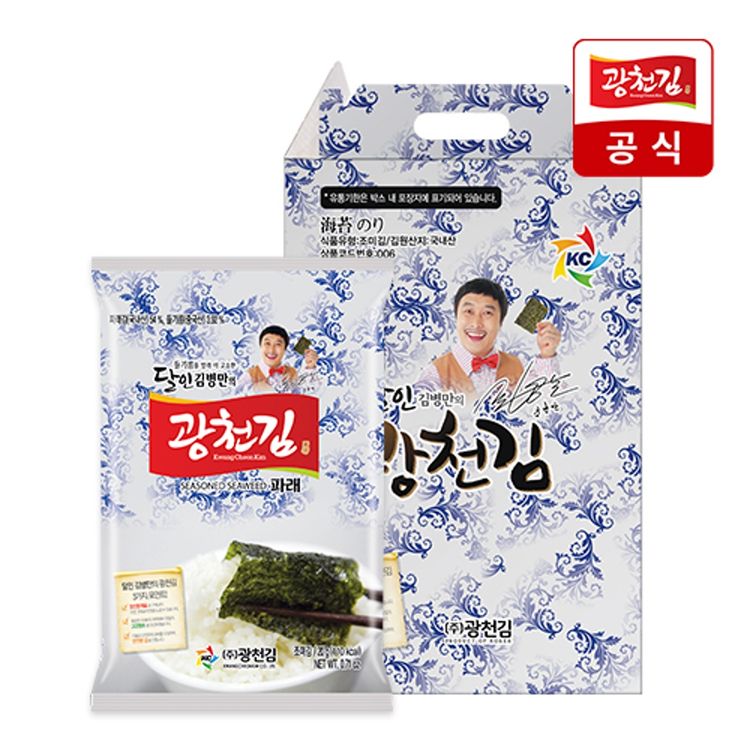 찬솔맛나 광천김 파래 전장김 10봉 고급 선물세트9호달인9호 홈플러스 택배배송