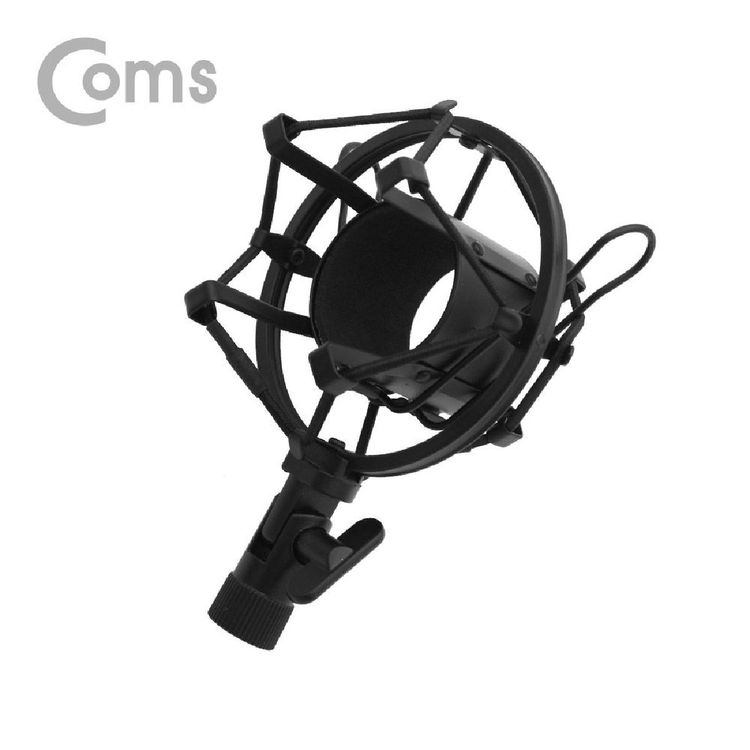 Coms 마이크 쇼크마운트 거치대 홀더 블랙 Bt049 홈플러스 택배배송