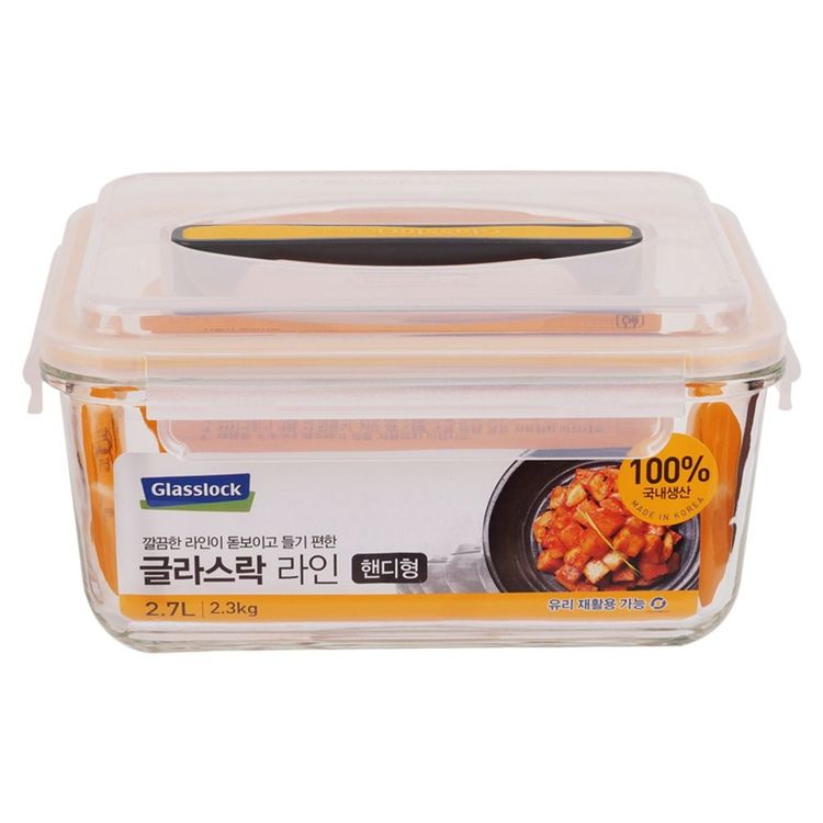 글라스락 실용적인 N6143aa9fd7 핸디형 유리 밀폐 용기 27l 홈플러스 택배배송