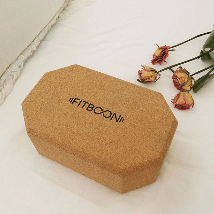 Fitboon 산뜻한사용 촉감좋은 코르크 요가블럭스트레칭블럭 필라테스블럭 폼롤러 홈플러스 택배배송