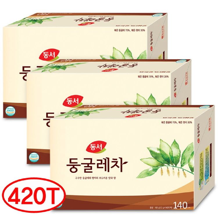 동서 둥굴레차 140tx3개 총420t 홈플러스 택배배송
