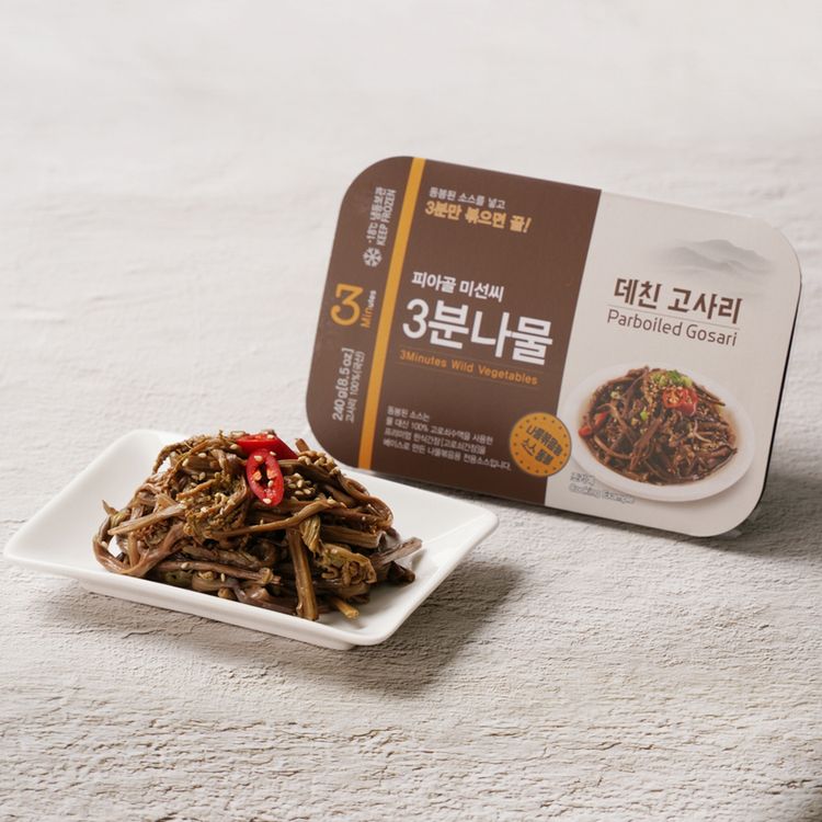 남도장터 지리산피아골 초간편 3분나물 고사리 밀키트 240g 홈플러스 택배배송