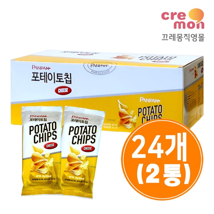 판판 포테이토칩 치즈맛35gx12개입 X 2개 홈플러스 택배배송