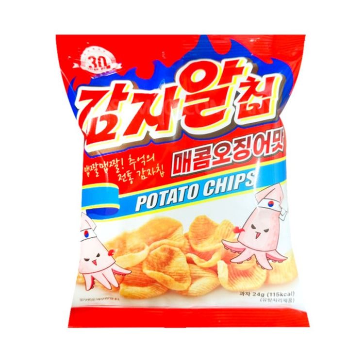 감자알칩 매콤오징어맛 1개 홈플러스 택배배송