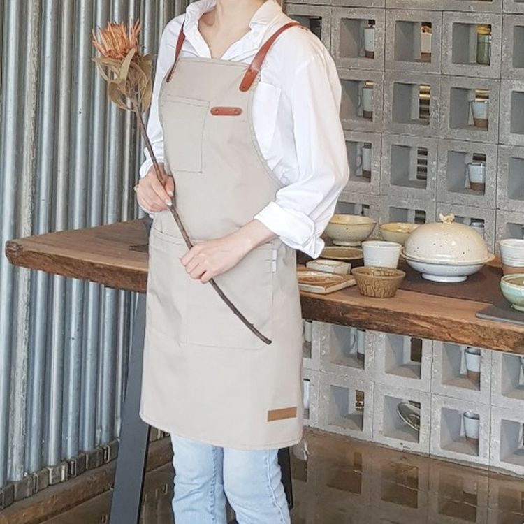 베이지 Nc224bab87c 공방 앞치마 바리스타 미술 작업용 홈플러스 택배배송