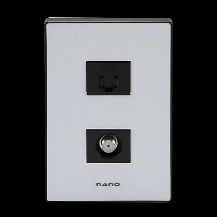 전화통신아트2 1개용 8P + CATV 1방 광대역 5db 블랙 | 홈플러스 택배배송