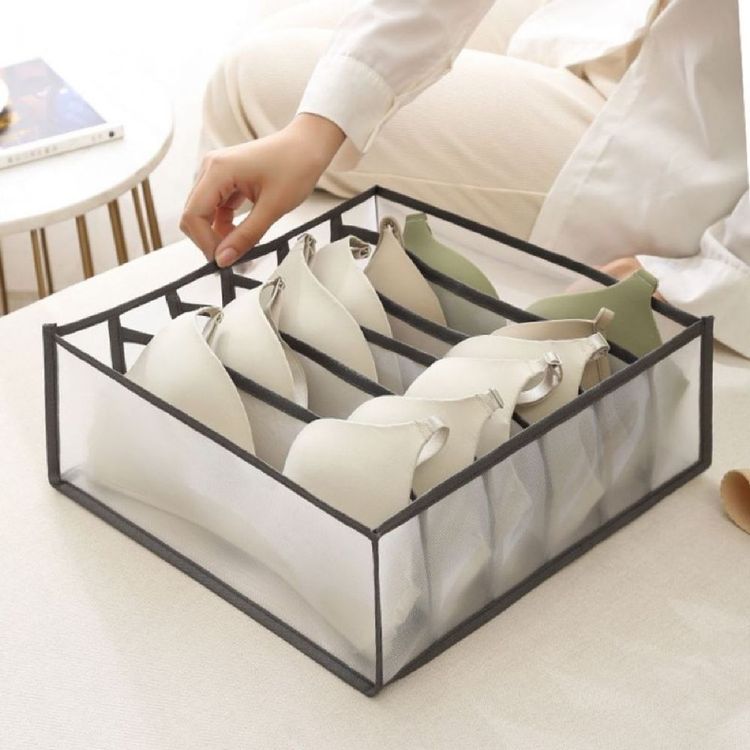 6칸 브래지어 속옷 메쉬 정리함 홈플러스 택배배송