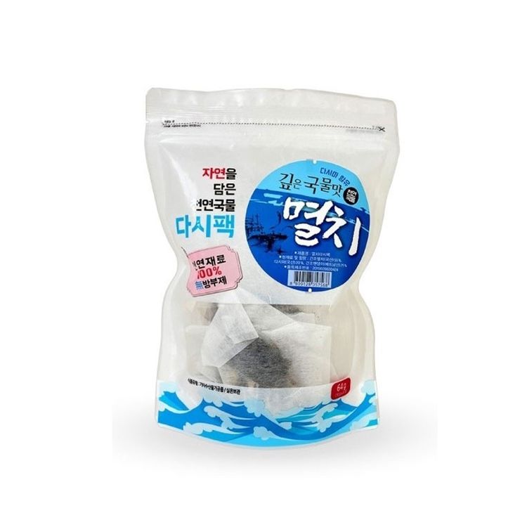 자연을 담은 멸치 다시팩 64g육수팩 조미료 멸치육수 다시마육수 홈플러스 택배배송