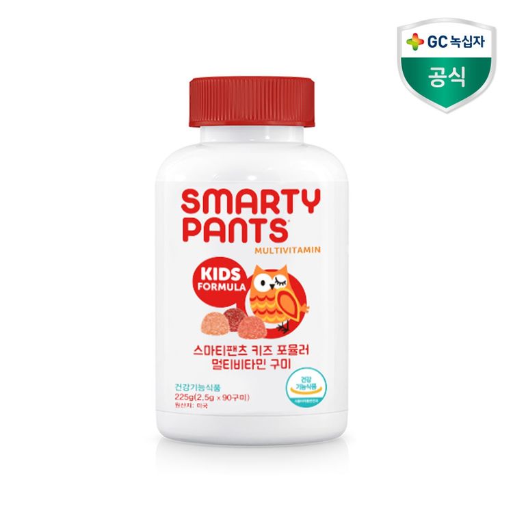Gc녹십자 스마티팬츠 키즈 포뮬러 멀티비타민 구미 90ea 홈플러스 택배배송