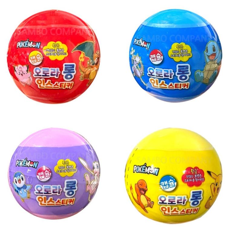 포켓몬스터 실용적인 N7073b71c47 롱인스스티커 오로라랜덤스티커x4개 홈플러스 택배배송