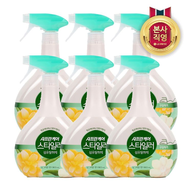 Lg생활건강 샤프란케어 섬유탈취제 900ml 싱그러운향 X 6개 홈플러스 택배배송