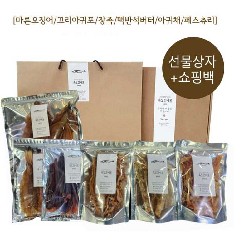 옥도건어물 명절선물세트 3호건어물 마른오징어 꼬리아귀포 장족 맥반석버터 아귀채 홈플러스 택배배송