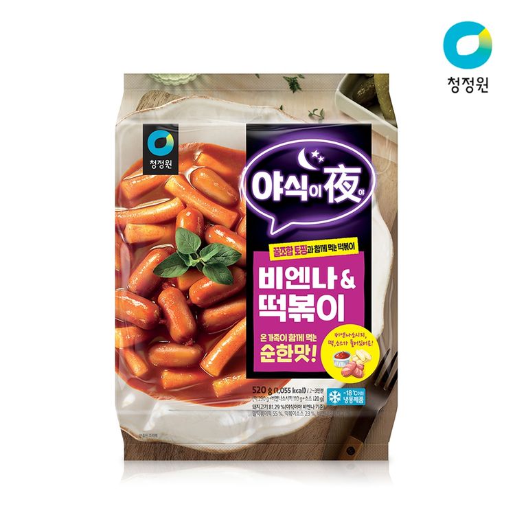 청정원 야식이야 비엔나and떡볶이 520g 홈플러스 택배배송