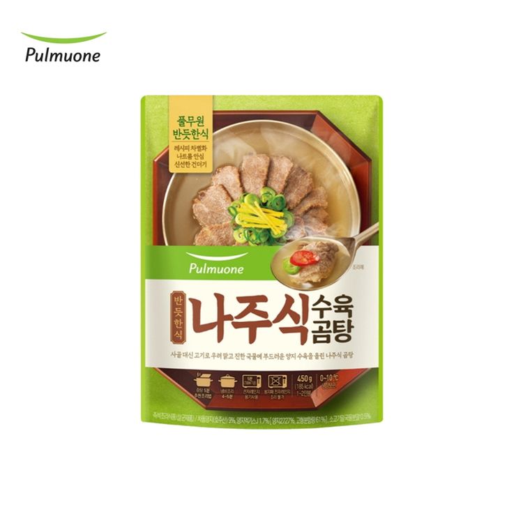 풀무원식품 반듯한식 나주식 수육곰탕 450g 홈플러스 택배배송