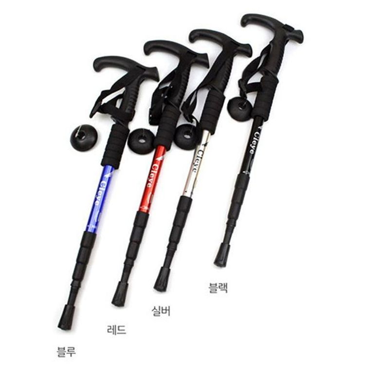 경량 등산스틱 4단 접이식 스틱 일자스틱 T자스틱 홈플러스 택배배송