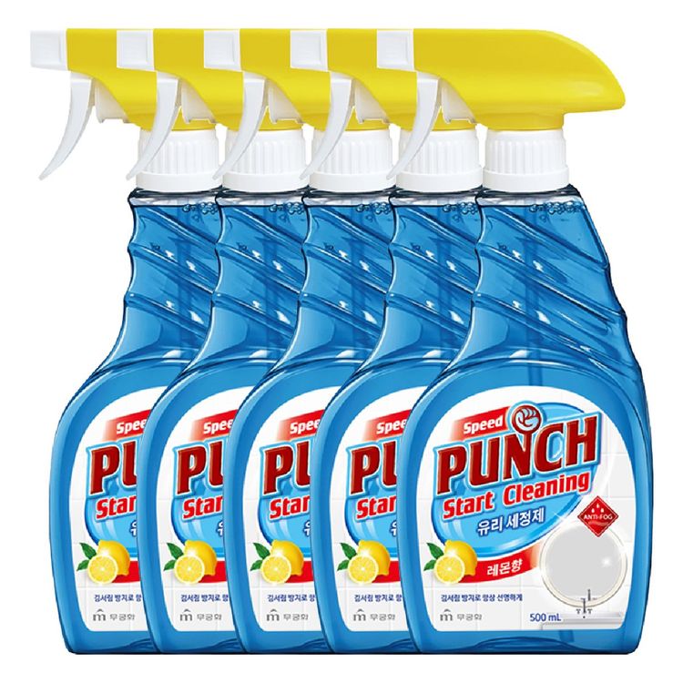 무궁화 스피드펀치 유리세정제 레몬향 500ml X 5개 홈플러스 택배배송