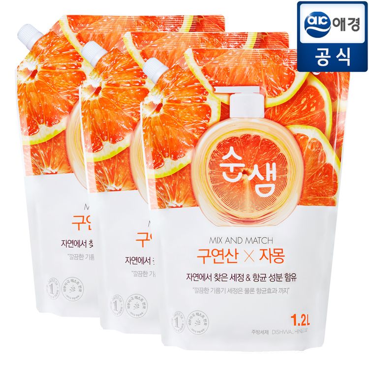순샘 구연산 자몽 1200mlx3개 홈플러스 택배배송