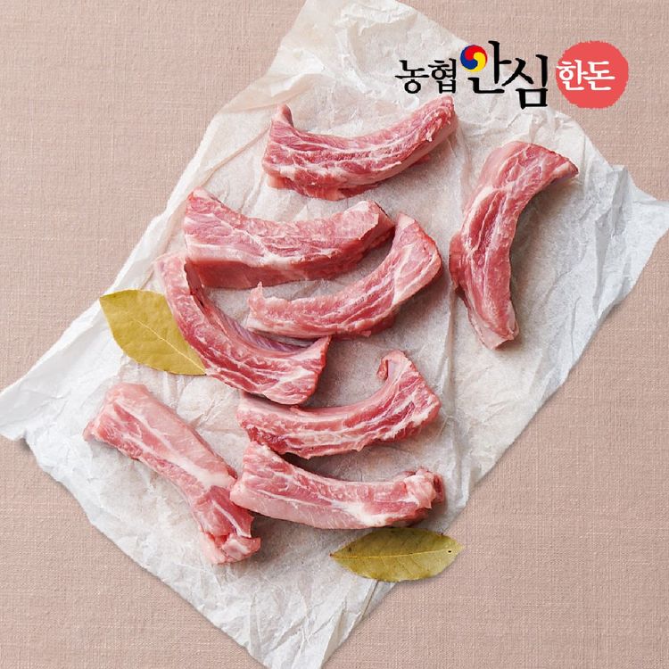 농협안심한돈 등갈비 찌개용 500g돼지고기 홈플러스 택배배송