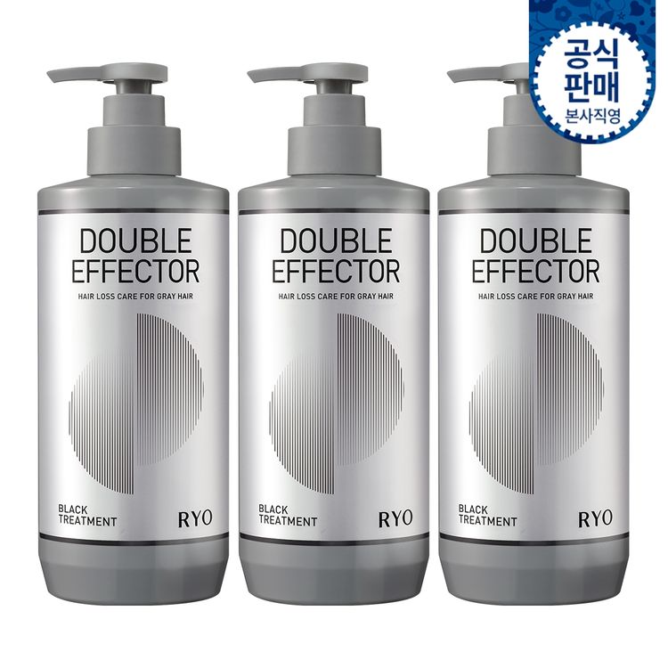 려 더블이펙터탈모증상완화블랙트리트먼트 543ml 3개 홈플러스 택배배송