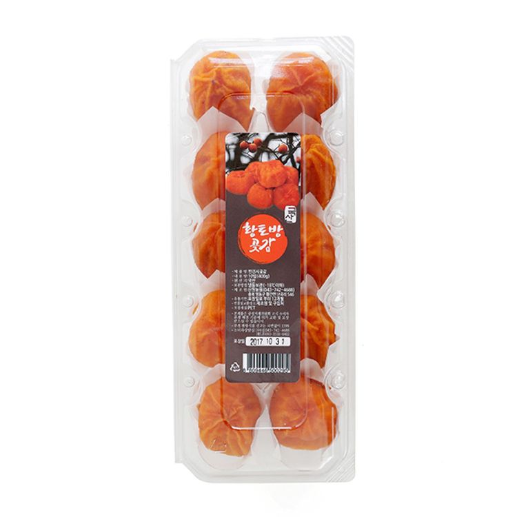 산천농원 황토방 숙성 달콤 곶감 반건시 10구 350g 홈플러스 택배배송