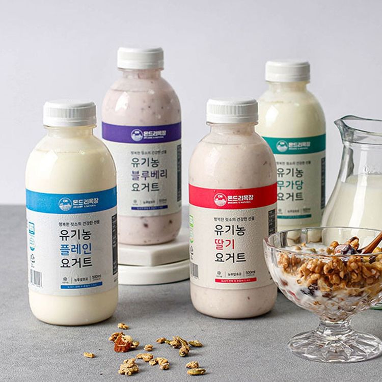 유기농 남도장터 온드리 유기농 딸기 요거트 500ml 홈플러스 택배배송