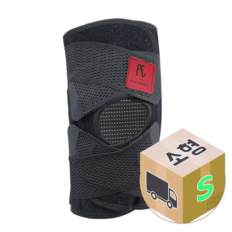 폭스밸리 더블 스트랩 측면 스프링 지지대 고탄력 인체공학 무릎 보호대 (소형) | 홈플러스 택배배송