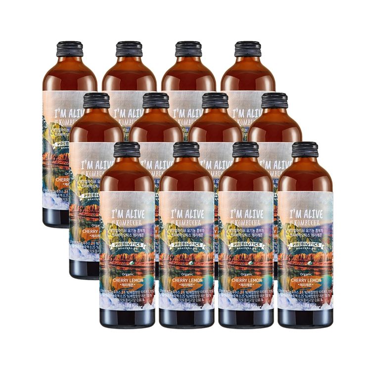 아임얼라이브 유기농 콤부차 315ml 체리레몬 12병 홈플러스 택배배송
