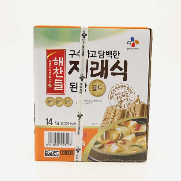 해찬들 재래식 된장 골드 말통 14kg 홈플러스 택배배송