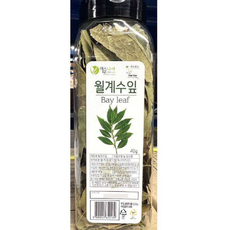 이슬나라 월계수잎 40g X12 월계수 향신 향신료 말린월계수잎 건조월계수잎 향신재료 월계 홈플러스 택배배송