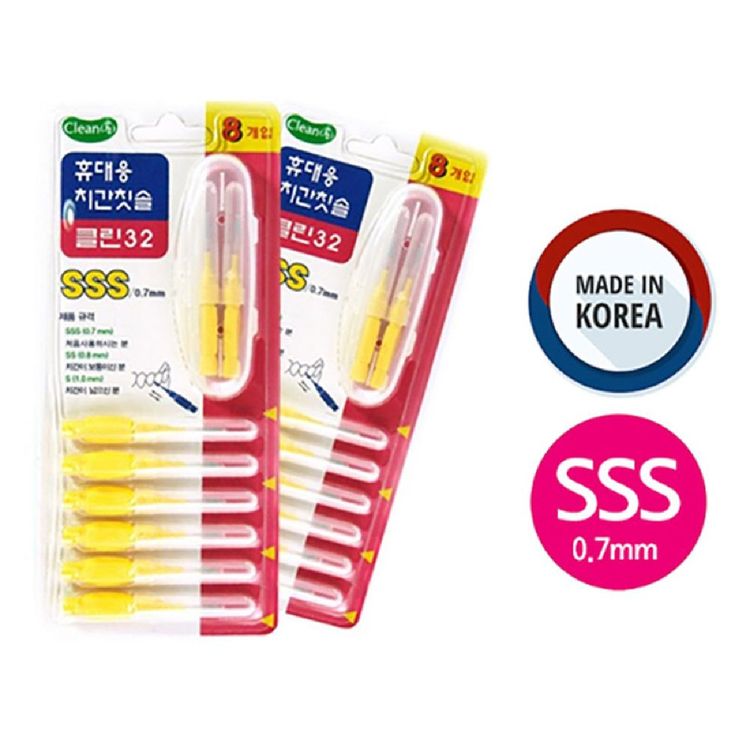 휴대용 치간 칫솔 8p Sss 치실 치간세정기 치간솔 홈플러스 택배배송
