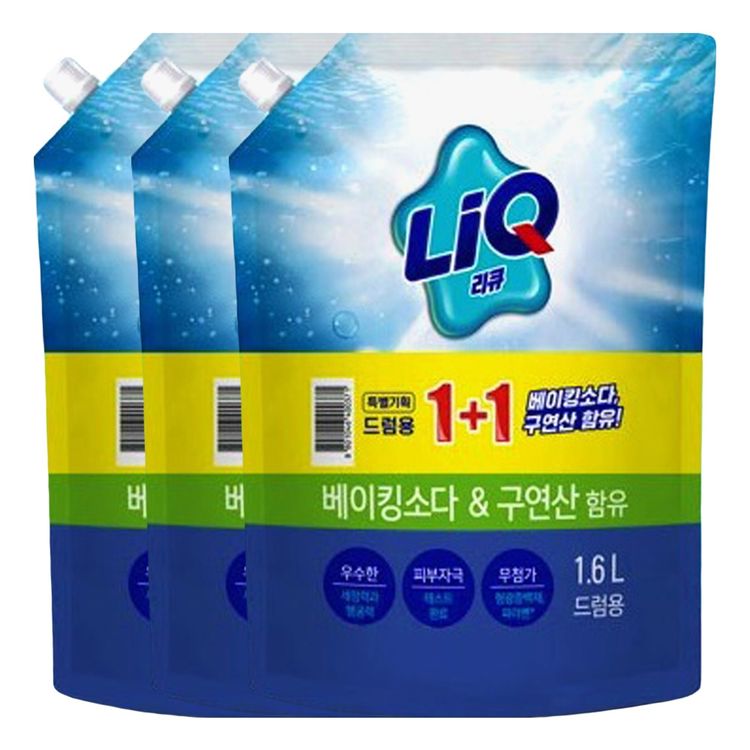 리큐 프레시베이킹소다 구연산 드럼용 리필 16l16l X 3개1박스 홈플러스 택배배송