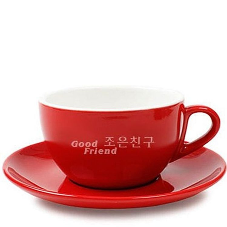 도자기 라떼 레드 커피잔 커피컵 머그컵 머그잔 홈플러스 택배배송