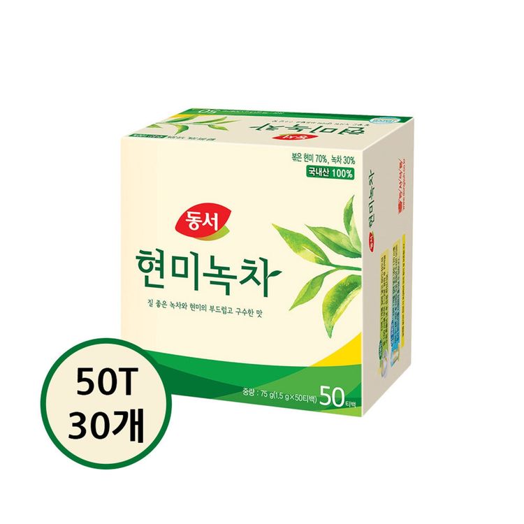 동서 현미 녹차 50티백 30개 홈플러스 택배배송