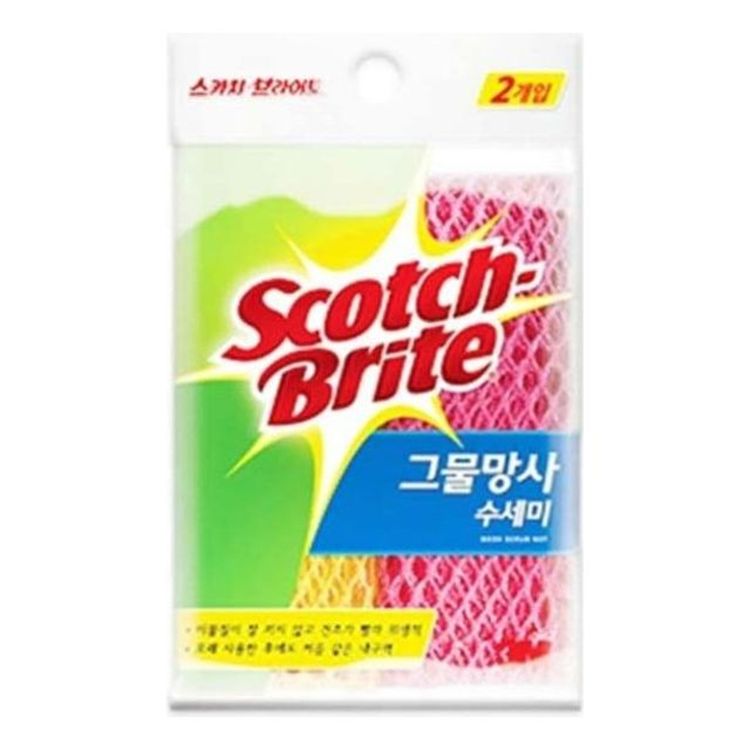 3m 스카치브라이트 그물망사 수세미x2개입 홈플러스 택배배송