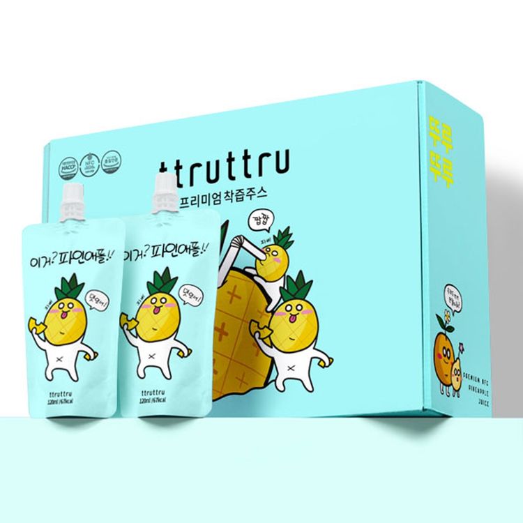 뚜루뚜루 이거파인애플 과채주스 파인애플즙 선물세트 1box 120mlx30 홈플러스 택배배송