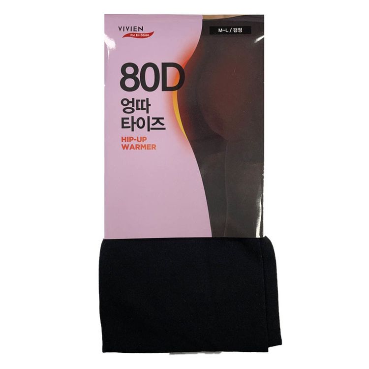비비안 80d 엉따 타이즈 1족 검정 M 홈플러스