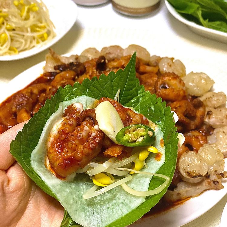 삼촌이쏜다 양념쭈꾸미볶음 500g 덜매운맛 홈플러스 택배배송