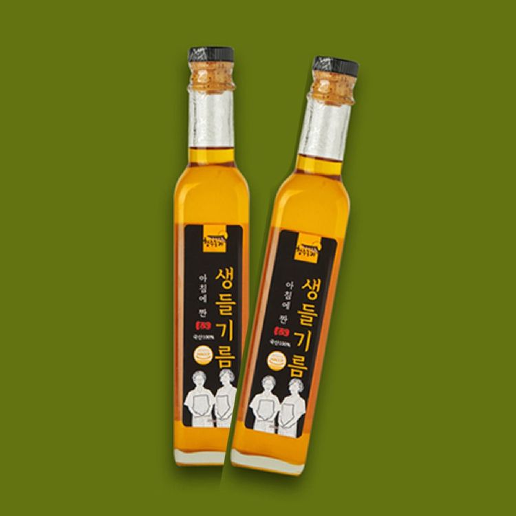 행주농가 국산 직접짠 생들기름 250ml 고양시니어클럽 홈플러스 택배배송