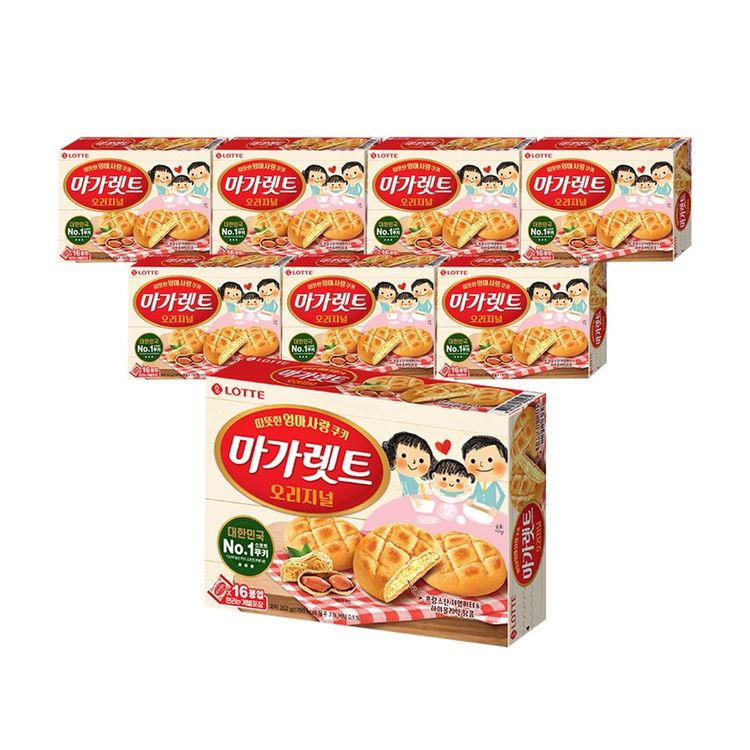 [시선] 롯데제과 마가렛트 16개입(352g) x 8곽(1박스) | 홈플러스 택배배송