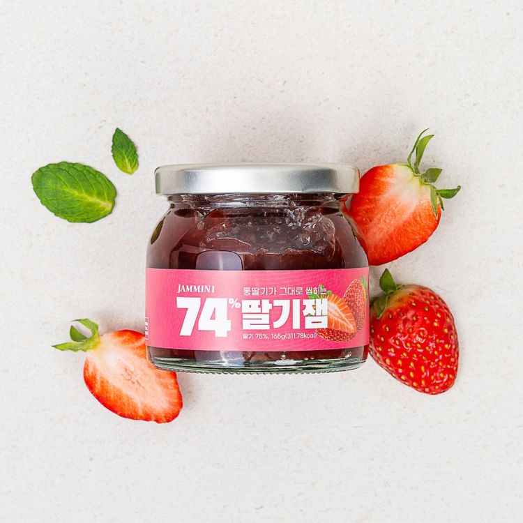 Jammint 74 딸기잼 165g 4병8 할인 홈플러스 택배배송