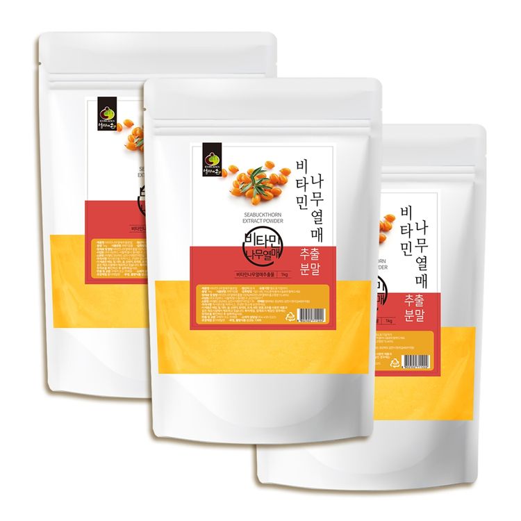 Well B 산자 비타민 나무 열매 씨벅톤 추출 분말 3kg 홈플러스 택배배송