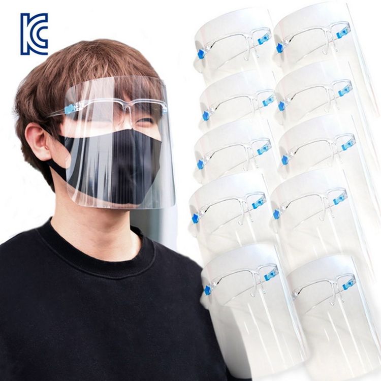 바보사랑 페이스쉴드 안경형 투명 안면 보호 마스크 10개입 홈플러스 택배배송