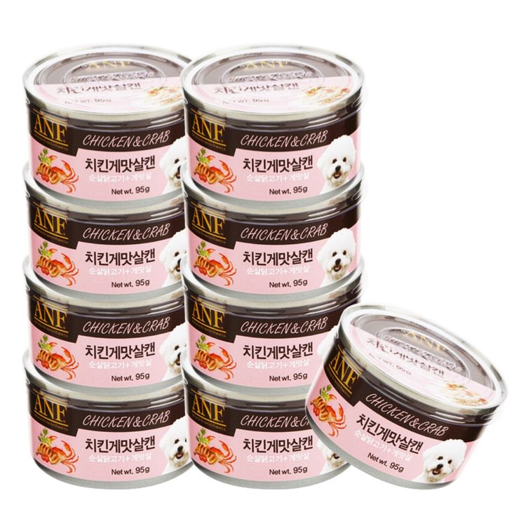 [바보사랑]ANF 강아지캔 치킨게살 95g x 12개 | 홈플러스 택배배송