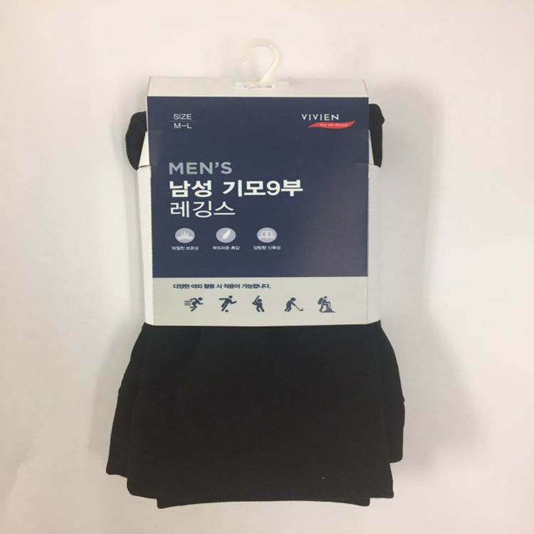 비비안 남성기모9부 레깅스1족 홈플러스