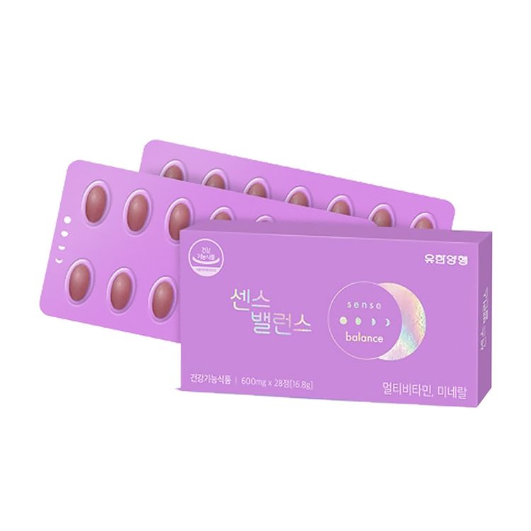 유한양행 센스밸런스 28정 멀티 종합 비타민 미네랄 영양제 홈플러스 택배배송
