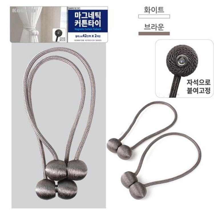 자석 커튼타이 C 8147 마그네틱 타이백 홈플러스 택배배송