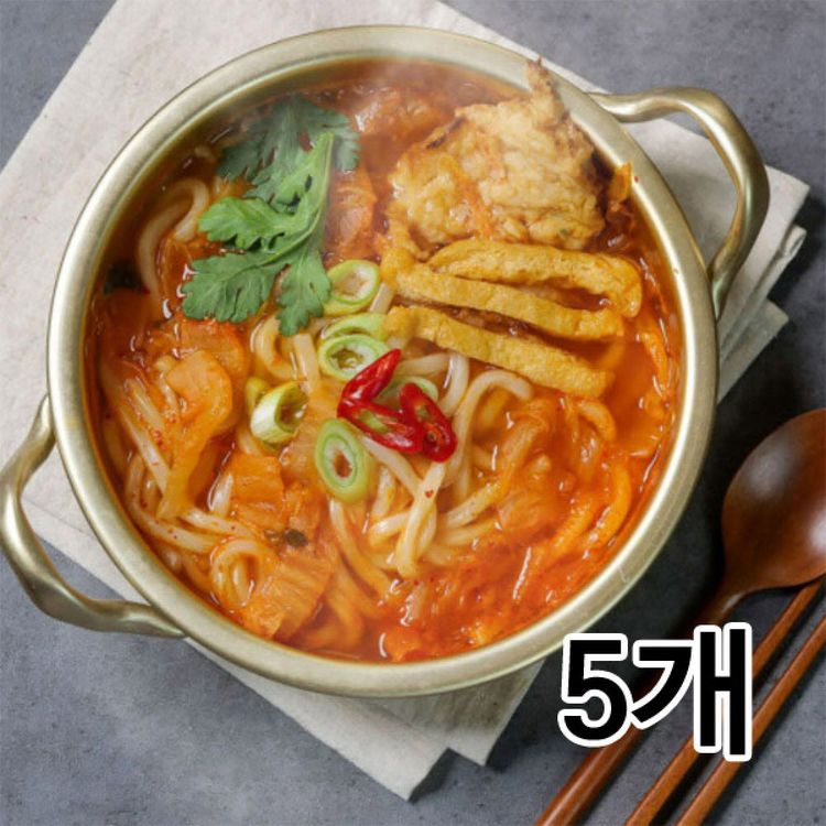 귀빈정 얼큰이 김치우동 412gx5개 유통기한임박 홈플러스 택배배송