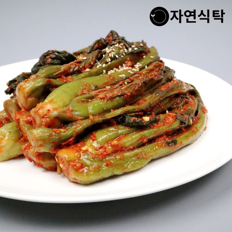 자연식탁 김치타운 전라도 김치 여수 갓김치 2kg 홈플러스 택배배송