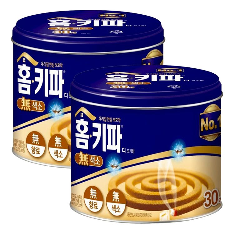 홈키파 디 모기향 무색소 30개입 X 2개 홈플러스 택배배송